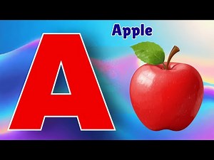 A is for Apple : A A Apple 🍎 - ABC Phonics Song | Kindergarten Learning Videos