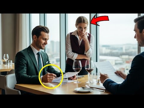 Everyone Dismissed the Waitress-Until She Caught a $450M Deal Error.