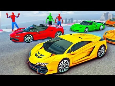 Spider man against thung thung sahur on motorcycle in raindow spiderman bride gta multiunivers #game