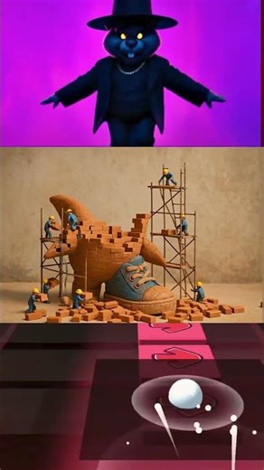 Your Idol Brainrot - Statue Build (Tiles hop) #kpopdemonhunter #brainrot #tileshop #fnf #fnfmod