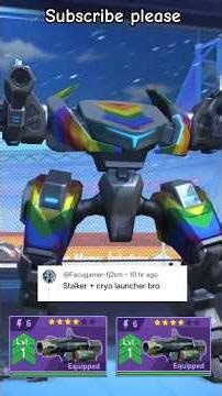 mech arena stalker+cryo launcher 🔥 badhiya game play🎮