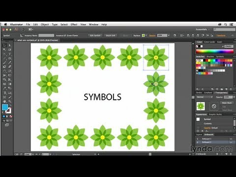 Illustrator Tutorial - What are symbols and how do I use them?