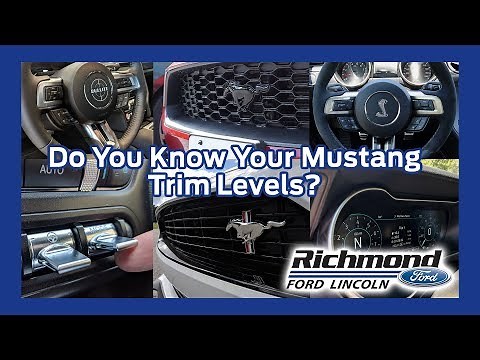 Learn The Mustang Trim Levels