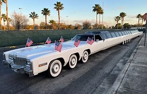 長さ30メートル超！ヘリポートも付いたリムジン「American Dream」が世界最長のクルマとしてギネス世界記録に認定される [インターネットコム]