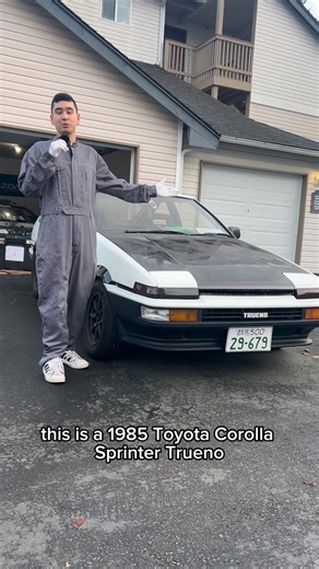 Connor on Instagram: "The Toyota AE86 Sprinter Trueno #ae86 #initiald #fyp #cars #mechanic #education #comedy #jdm #car #corolla #toyota #touge #racing #takumi"