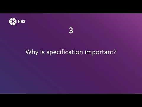 NBS CPD – An introduction to specification writing