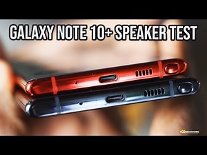 Galaxy Note 10 Plus Speaker Test!!!