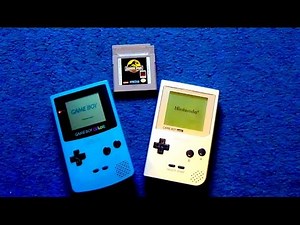 GAME BOY COLOR VS. GAME BOY POCKET COMPARISON - JURASSIC PARK