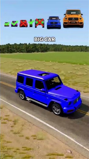 Mini Car vs Big Car 🚗 #shorts