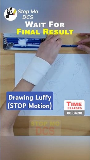 The Making Of Drawing Luffy (Stop Motion) Part2