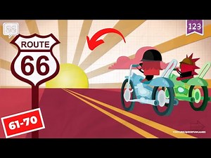 Endless Numbers Funny Gameplay Part 7 (61-70 Numbers) #kidsgames #educationalgames #funny