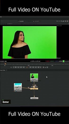 Nuke Green Screen Tutorial in under 2 min | watch full video now | NUKE LEARNING PLAYLIST #vfx