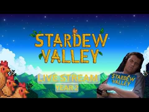 Grinding for 100% in Stardew Valley LIVE!