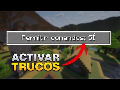 ¿Cómo ACTIVAR COMANDOS en tu mundo Survival de Minecraft?