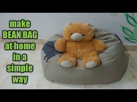 How to make BEANBAG at home in a simple and easy way