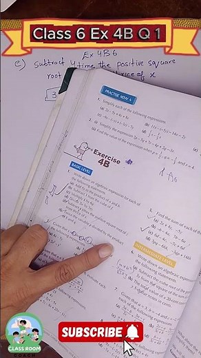 Class 6 Math Ex 4b Q1: Master Writing Expressions | Step-by-Step Guide | Ace Your Algebra!