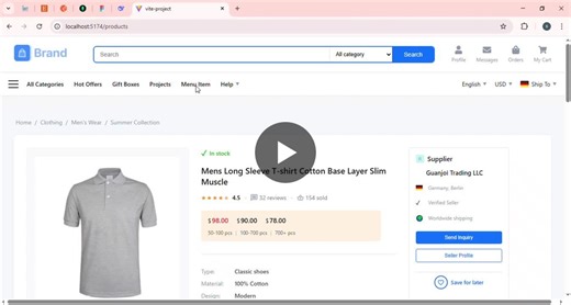 #reactjs #frontenddeveloper #webdevelopment #internshipjourney #figmatocode #ecommerceui #learninginpublic | sakina owais
