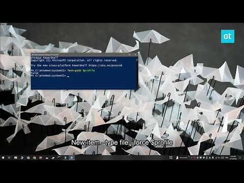 How to create a PowerShell profile on Windows 10