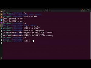 How to permanently delete a file or a folder in linux operating systems.