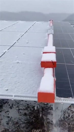 Solar Panel Snow & Frost Removal in Winter | Tech Process