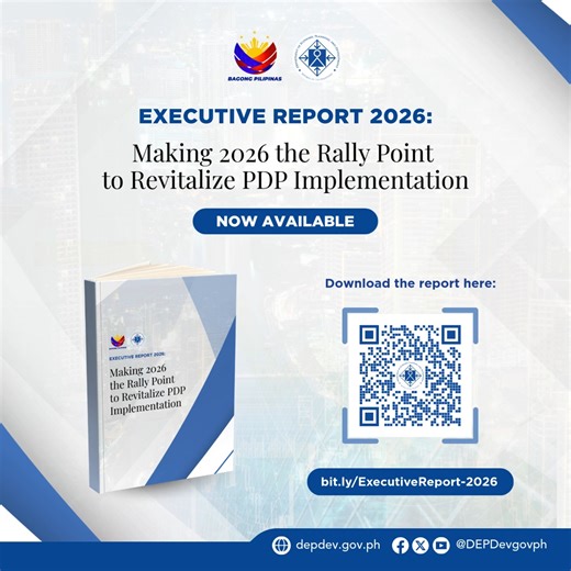 𝐄𝐗𝐄𝐂𝐔𝐓𝐈𝐕𝐄 𝐑𝐄𝐏𝐎𝐑𝐓 𝟐𝟎𝟐𝟔: 𝐌𝐀𝐊𝐈𝐍𝐆 𝟐𝟎𝟐𝟔 𝐓𝐇𝐄 𝐑𝐀𝐋𝐋𝐘 𝐏𝐎𝐈𝐍𝐓 𝐓𝐎 𝐑𝐄𝐕𝐈𝐓𝐀𝐋𝐈𝐙𝐄 𝐏𝐃𝐏 𝐈𝐌𝐏𝐋𝐄𝐌𝐄𝐍𝐓𝐀𝐓𝐈𝐎𝐍 𝐈𝐒 𝐎𝐔𝐓 𝐍𝐎𝐖! This executive report serves as the administration’s guide in navigating governance challenges and steering the country’s path forward. It presents economic analysis, scenarios, and policy options, along with strategic proposals to strengthen institutions, protect hard-won gains, and sustain inclusive growth amid global and