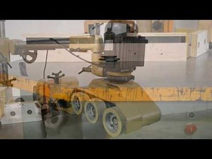 Ritter R30 Raised Panel 3 Spindle Shaper Door Machine w/ Power Feeder