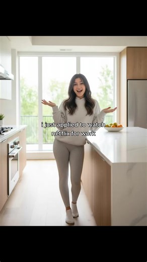 Wait this is real? Getting paid $36/hour to binge shows sounds too good to be true 👀 Apply at applyflix.com #netflix #wfh