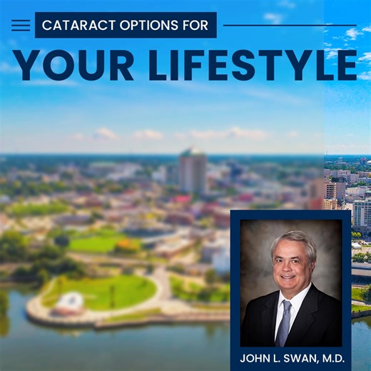 46 reactions · 14 comments | See clearly again with Dr. Swan at Montgomery Eye Physicians!  Reduce your dependency on glasses with expert cataract care. Take our LASIK self-test today to see if you qualify! | Montgomery Eye Physicians | Facebook