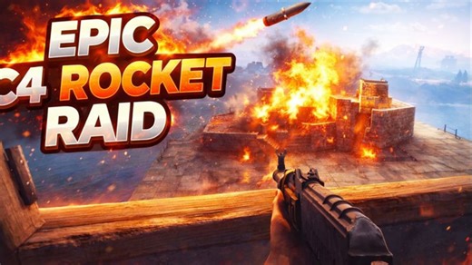 From 10 C4 to 100 rockets solo raid profit