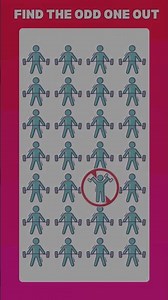 Find The Odd One Out | Emoji Quiz #shorts