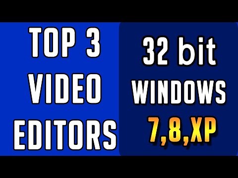 Best Video🎬 Editing Softwares for 32bit system free Download