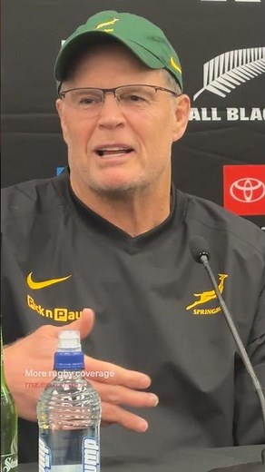 'We gave our best' - Erasmus on historic Springbok win | RNZ