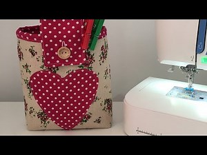 Sew a bucket peg bag