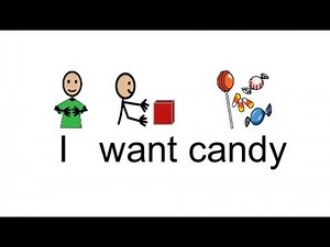 "I WANT candy" Halloween song- with AAC Core: I WANT #IwantCandy #halloweensongs #specialeducation