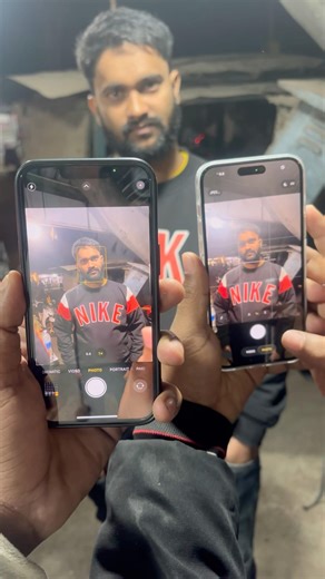 iPhone 13 Vs 15 plus Camera test 😳 #shorts