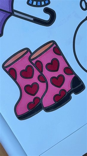 New boot goofin 👢❤️ Follow for more satisfying sounds 😌 #asmr #cozy #coloring #satisfying #fyp