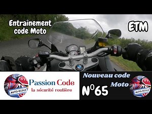 ETM N°65 Motorcycle Code 2025 new edition 40 questions