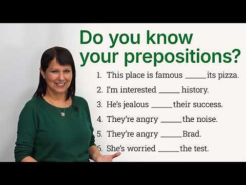 Master English ADJECTIVES + PREPOSITIONS