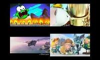 Mix of 4 videos from youtube : The Scream Contents Quadparison 1 For The Scream Contents Superparison 1