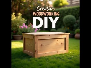 DIY Simple Wooden Storage Box | Step‑by‑Step Creative Woodworking Project