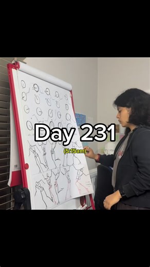 Day 231: Learning to draw from imagination 💭 everyday #artist #drawing #imagination #morning | Susan Gurung