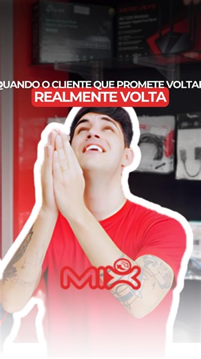 Aquele momento raro que merece ser celebrado: o cliente que disse “vou pensar e volto” realmente voltou! 😂 Aqui na Mix, a gente recebe com gratidão e mostra que atendimento transparente e suporte local fazem a diferença. Porque quando a experiência é boa, o cliente sempre retorna. Vem pra Mix. ♥️🎮📱💻🖥️ 📲 WhatsApp: (51) 98686-7387 📍 Av. Fernandes Bastos, 447 – Tramandaí #mixéconfiança #mixinformatica #memedeloja #tramandai #lojalocal #pcgamer #games #assistenciatecnica #tecnologialocal | MI