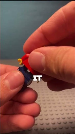 Lego figure walking forward and backwards