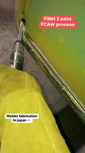 Fillet weld 2 pass #welder #ofwjapan #fbreels #fypシ゚ #OFWJAPAN #weldernation #fyp #welder | Danilo Bailoser Modesto