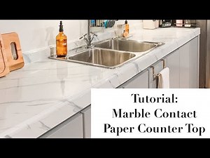 Tutorial: Marble Contact Paper Counter Top