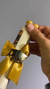 Scroll Graduation Invitation: Black & Gold, Wood Rods, Bow - Etsy