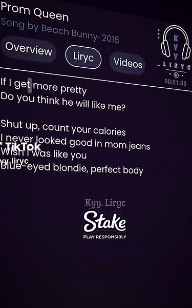 Prom Queen...🎧🎶 #beachbunny #lirycs #song #foryou #kyyliryc