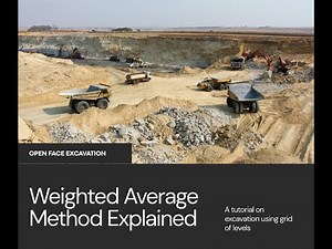 Open-Face Excavation on Sloping Sites | Weighted Average Method