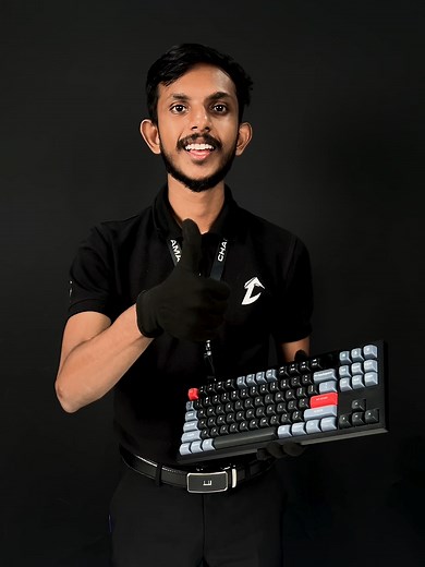 Keychron V3-D1 Red Switch RGB QMK Custom Mechanical Keyboard