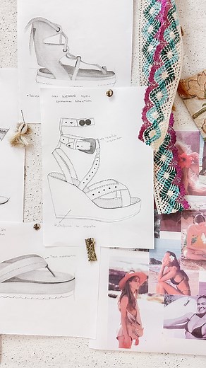 6 comments | Mood board, inspiration and design of our summer sandals collection! ✨#inspiration #shoedesign #sandalsdesign #design #creation #brand #shoebrand | Layer Boots | Facebook